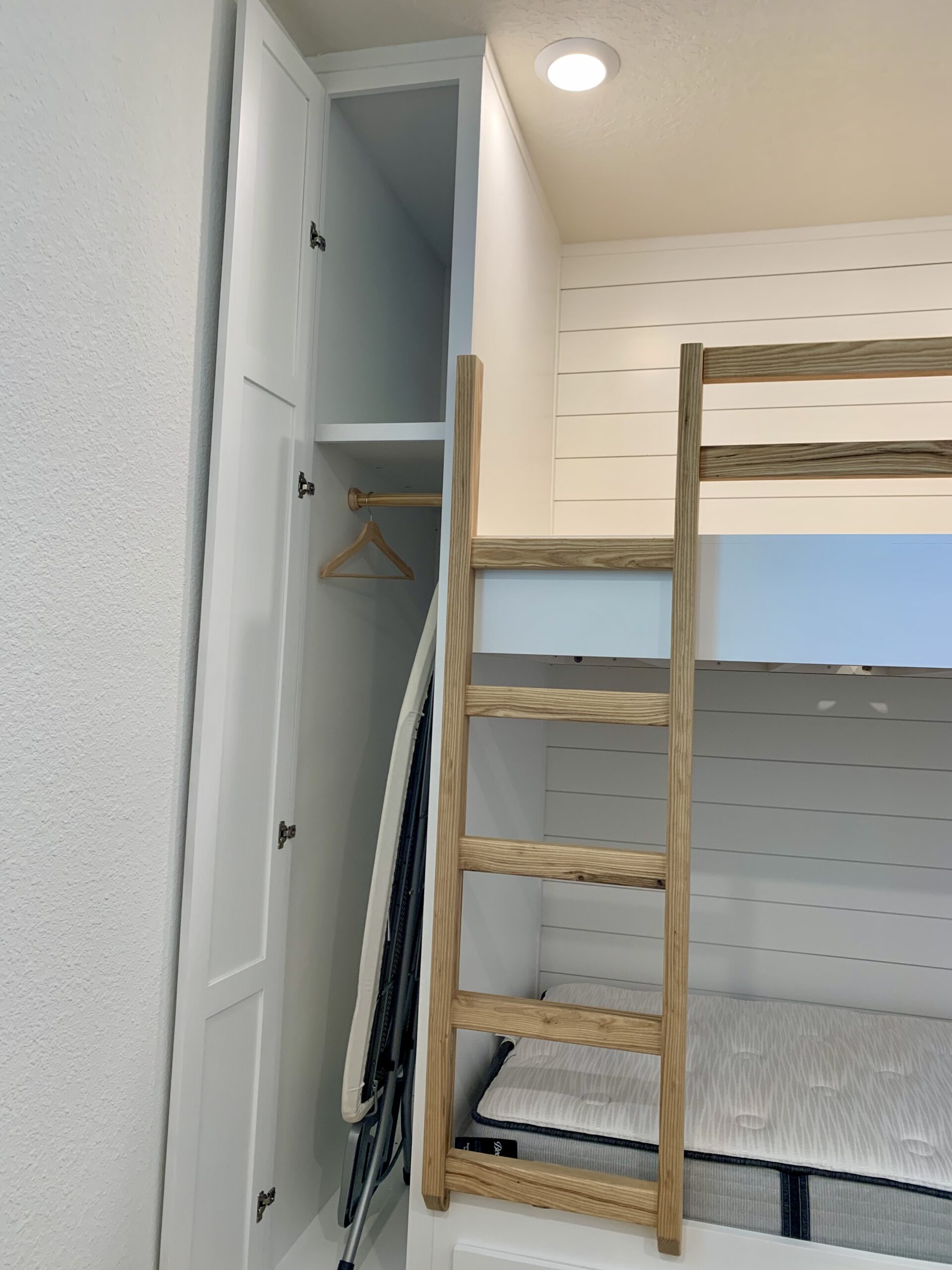 Custom Built-In Bunk Beds with Storage Closet and Drawers - First Hand ...